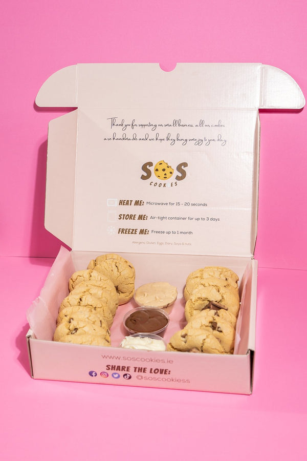 Cookie Boxes - Cookies Delivered Ireland - SOS Cookies